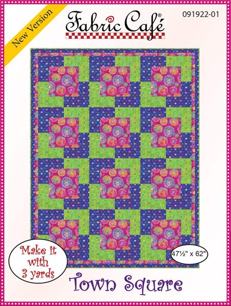 Fabric Café Town Square Quilt Pattern | Riley Blake Designs