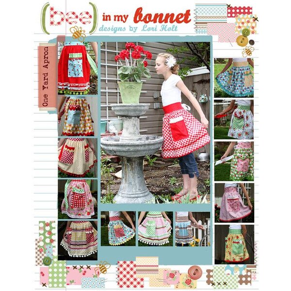 Bee in my Bonnet One Yard Apron Pattern | Riley Blake Designs