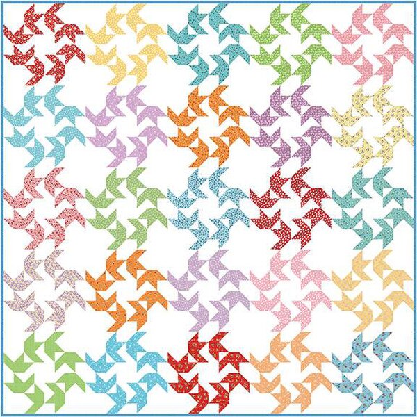 Kelli Fannin Ferris Wheel Quilt Pattern | Riley Blake Designs