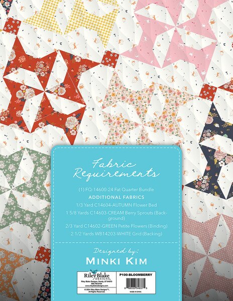 Bluebird Patterns BloomBerry Quilt Pattern | Riley Blake Designs