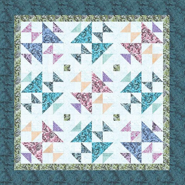Bluebird Patterns Botanical Gardens Quilt Pattern | Riley Blake Designs
