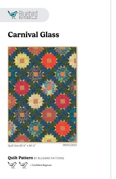 Bluebird Patterns Carnival Glass Quilt Pattern | Riley Blake Designs