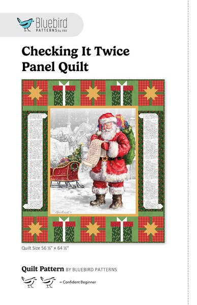 Bluebird Patterns Checking It Twice Quilt Pattern | Riley Blake Designs