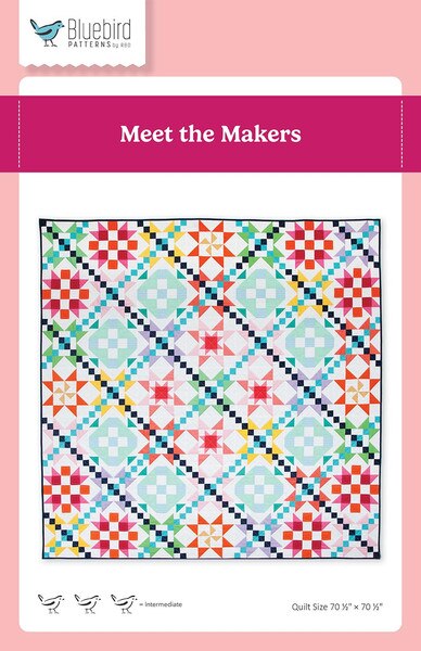 Bluebird Patterns Meet the Makers Quilt Pattern | Riley Blake Designs