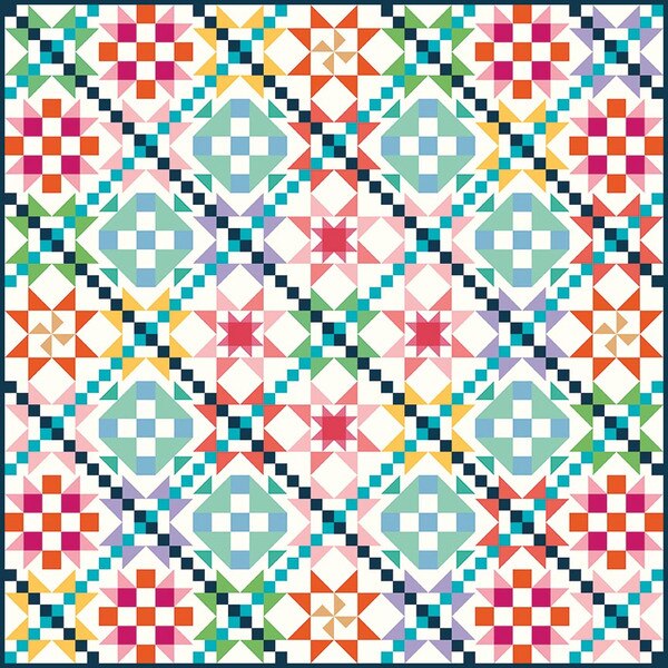 Bluebird Patterns Meet the Makers Quilt Pattern | Riley Blake Designs