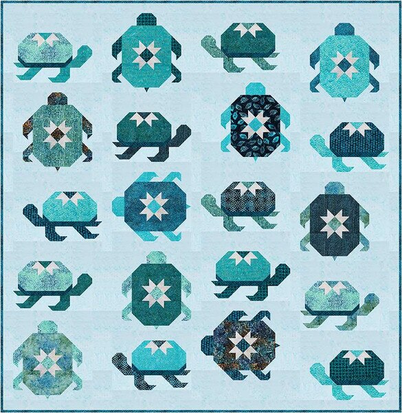 Bluebird Patterns Turtle Migration Quilt Pattern | Riley Blake Designs