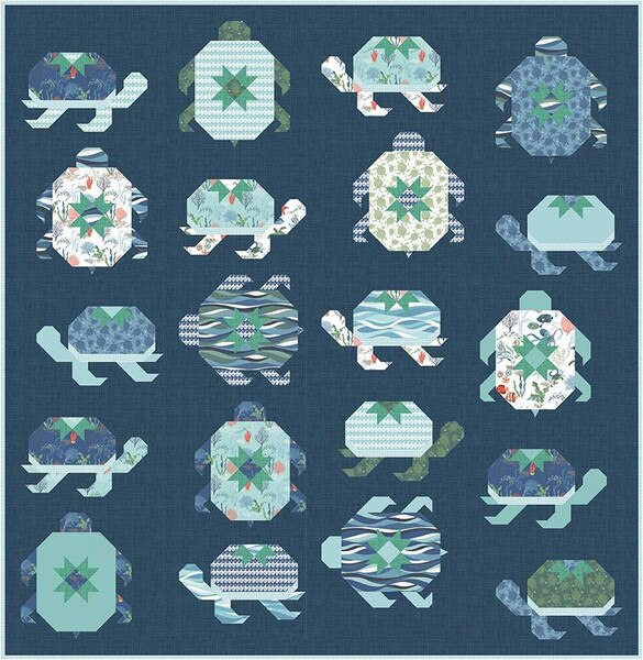 Bluebird Patterns Turtle Migration Quilt Pattern | Riley Blake Designs