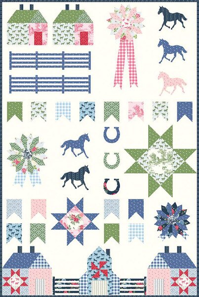 Melissa Mortenson Bluegrass Sampler Quilt Pattern | Riley Blake Designs
