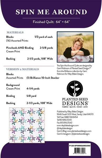 Gerri Robinson Spin Me Around Quilt Pattern | Riley Blake Designs