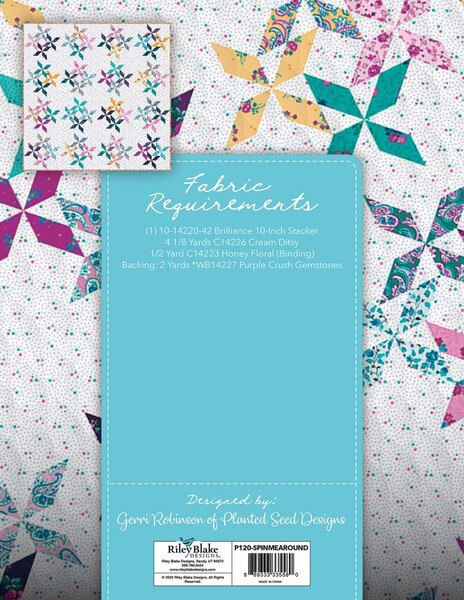 Gerri Robinson Spin Me Around Quilt Pattern | Riley Blake Designs