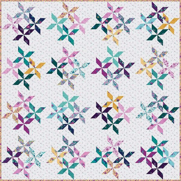 Gerri Robinson Spin Me Around Quilt Pattern | Riley Blake Designs