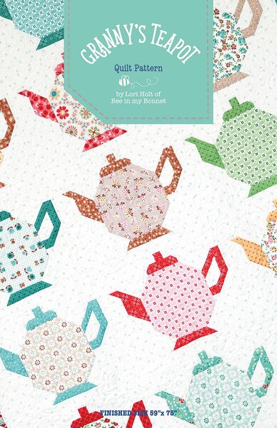 Bee in my Bonnet Granny's Teapot Quilt Pattern | Riley Blake Designs