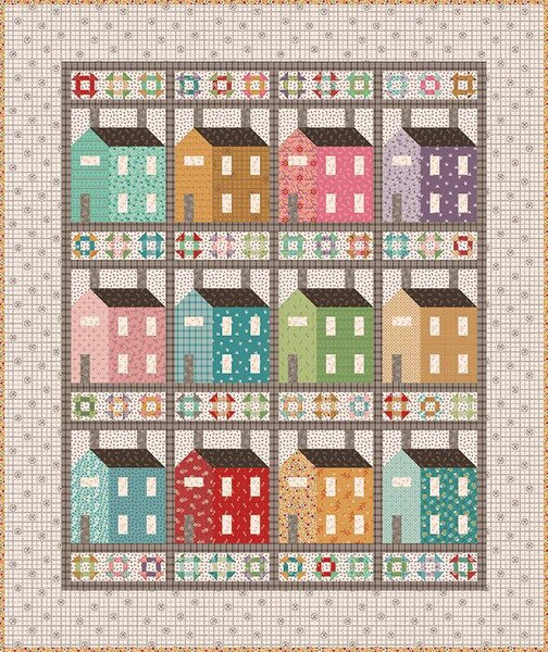 Lori Holt Prim Village Quilt Pattern | Riley Blake Designs