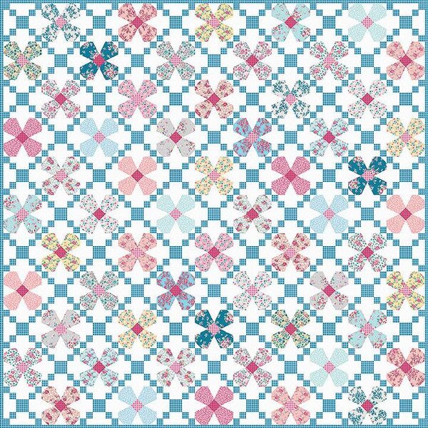 Gerri Robinson Blue Bells Quilt Pattern | Riley Blake Designs