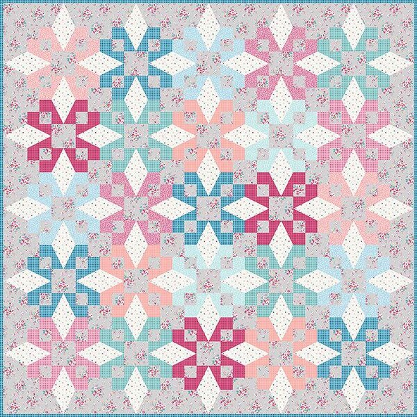 Gerri Robinson Ring Around the Posies Quilt Pattern | Riley Blake Designs