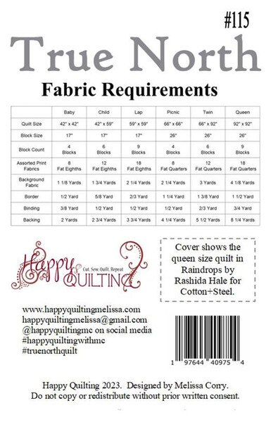 Melissa Corry True North Quilt Pattern | Riley Blake Designs