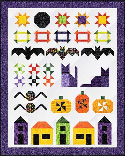 Beverly McCullough Spooky Lane Quilt Pattern | Riley Blake Designs