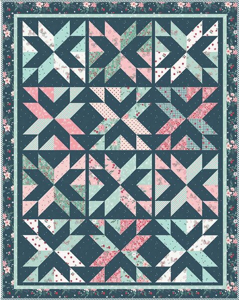Beverly McCullough Stacking Stars Quilt Pattern | Riley Blake Designs
