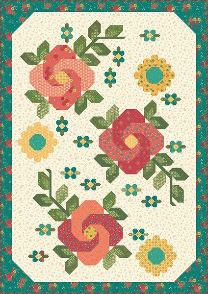 Heather Peterson Midnight Rose Garden Quilt Pattern | Riley Blake Designs