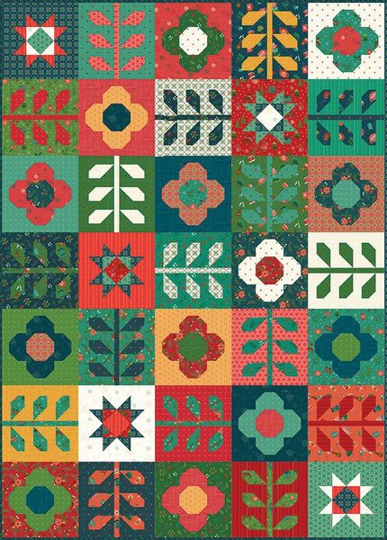 Heather Peterson Mod Blossoms Quilt Pattern | Riley Blake Designs