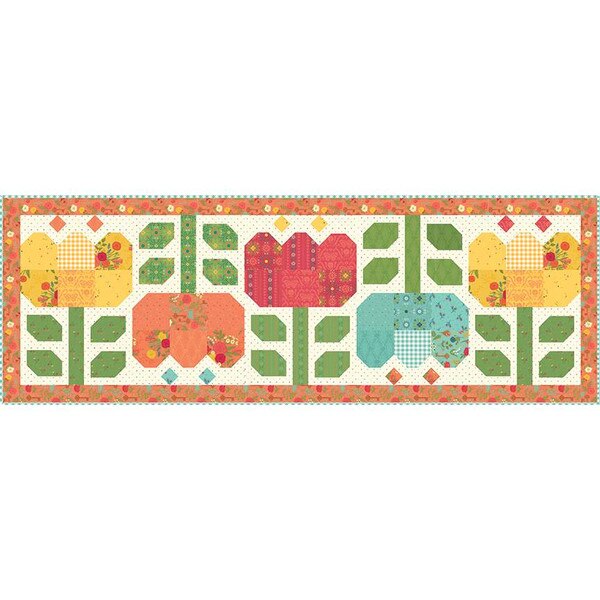 Heather Peterson Tulip Festival Quilt and Runner Pattern | Riley Blake ...