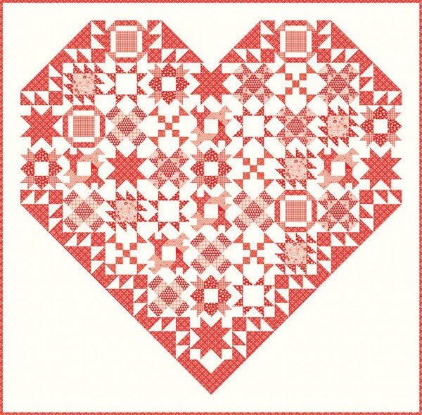 Sandy Gervais Endless Love Quilt Pattern | Riley Blake Designs