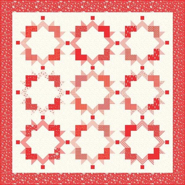 Sandy Gervais Explosion of Love Pattern | Riley Blake Designs