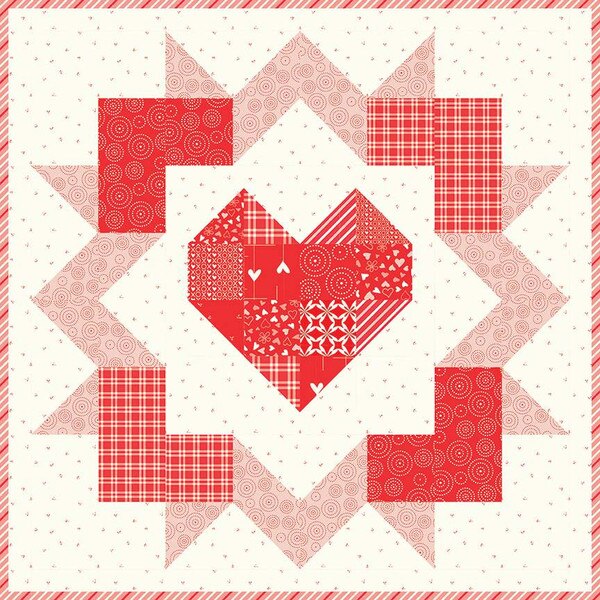 Sandy Gervais Explosion of Love Pattern | Riley Blake Designs