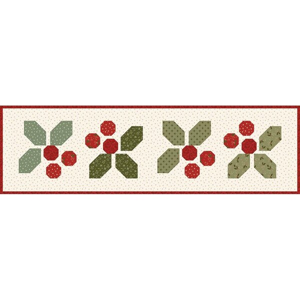 Sandy Gervais Holly-Day Cheer Runner Pattern | Riley Blake Designs