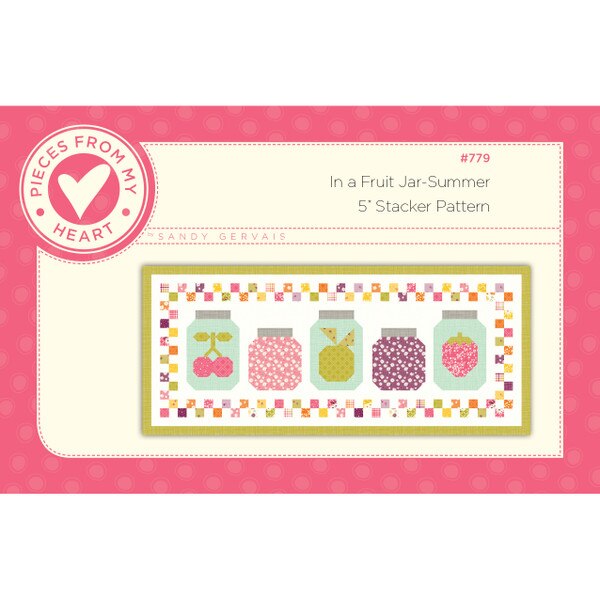 Sandy Gervais In a Fruit Jar Summer Runner Pattern | Riley Blake Designs