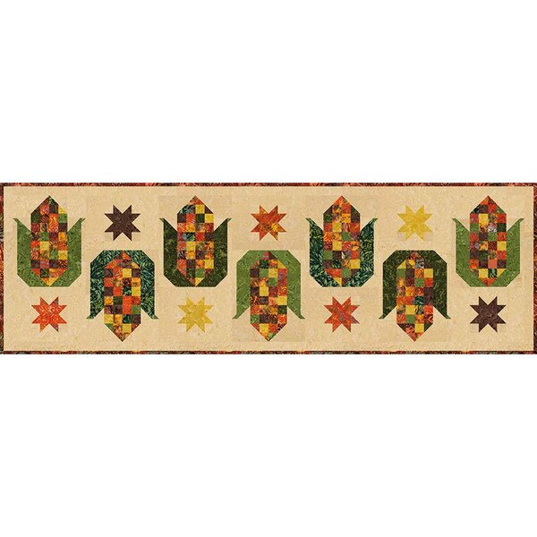 Sandy Gervais Let's Pop Some Corn Runner and Quilt Pattern | Riley ...