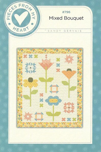Sandy Gervais Mixed Bouquet Quilt Pattern | Riley Blake Designs