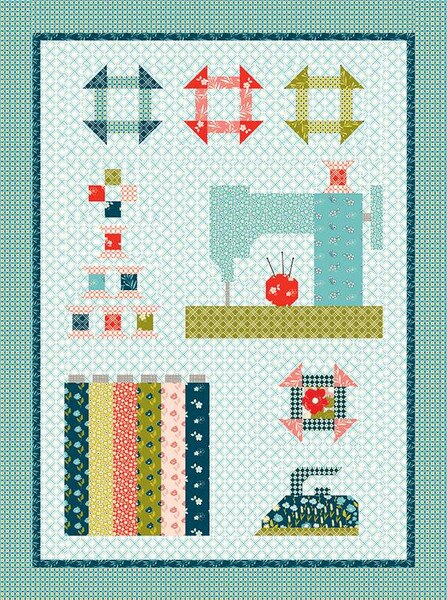 Sandy Gervais My Happy Place Quilt Pattern | Riley Blake Designs