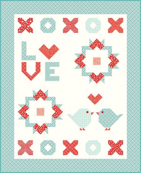 Sandy Gervais Nothing but Love Quilt Pattern | Riley Blake Designs