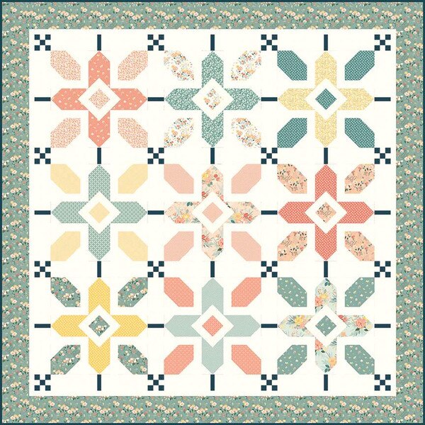 Sandy Gervais Pop of Spring Quilt Pattern | Riley Blake Designs