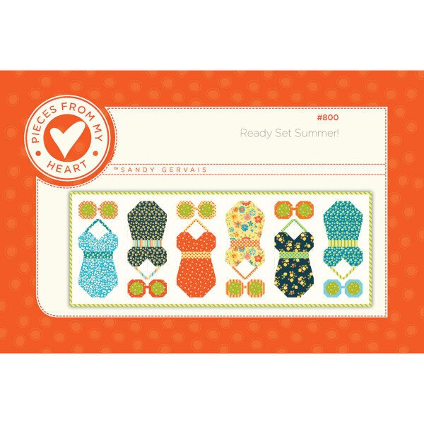 Sandy Gervais Ready Set Summer Runner Pattern | Riley Blake Designs