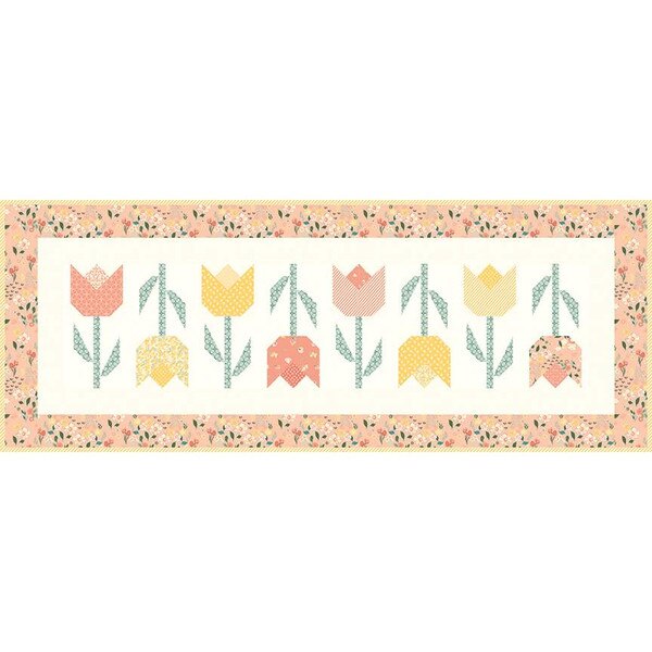 Sandy Gervais Tulip Festival Runner Pattern | Riley Blake Designs