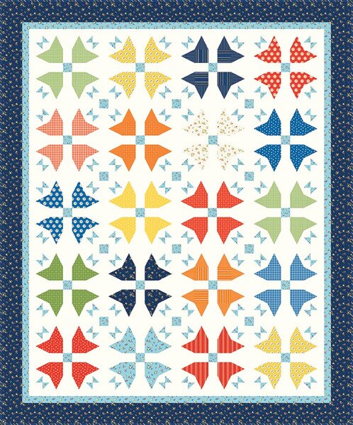 Sandy Gervais Whirligigs Quilt Pattern | Riley Blake Designs