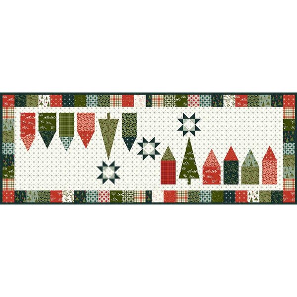 Sandy Gervais Winter Village Runner Pattern | Riley Blake Designs
