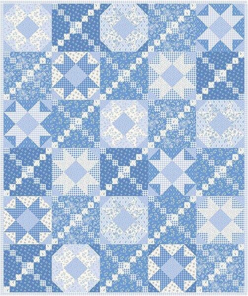 Charisma Horton Forget Me Not Quilt Pattern | Riley Blake Designs