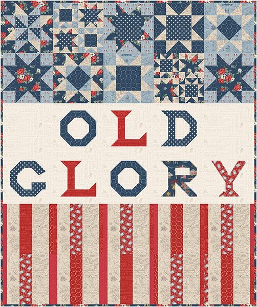 Charisma Horton Old Glory Quilt Pattern | Riley Blake Designs