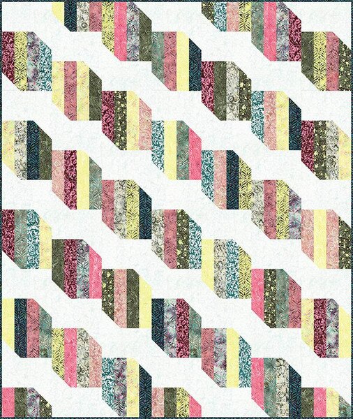 A Bright Corner Runway Quilt Pattern | Riley Blake Designs