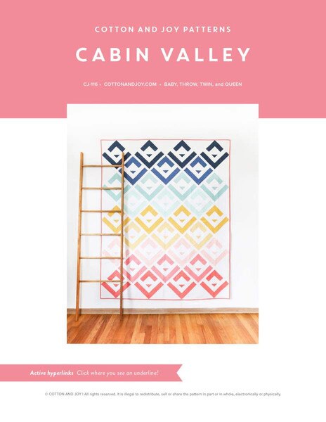 Fran Gulick Cabin Valley Quilt Pattern | Riley Blake Designs