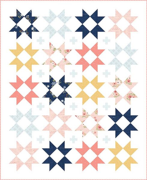 Fran Gulick Stellar Flare Quilt Pattern | Riley Blake Designs
