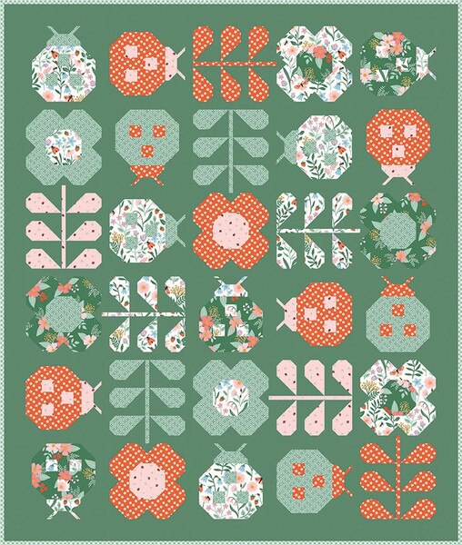Pen + Paper Patterns Hello Spring Quilt Pattern | Riley Blake Designs