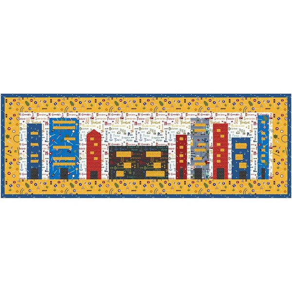 Jennifer Long Cityscape Bench Pillow Pattern | Riley Blake Designs