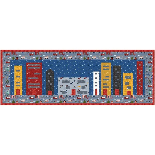 Jennifer Long Cityscape Bench Pillow Pattern | Riley Blake Designs