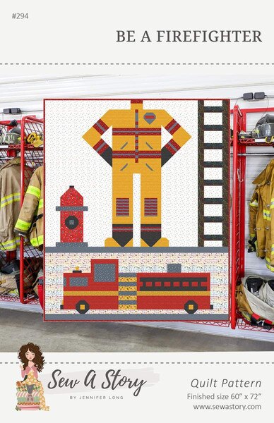 Jennifer Long Be a Firefighter Quilt Pattern | Riley Blake Designs