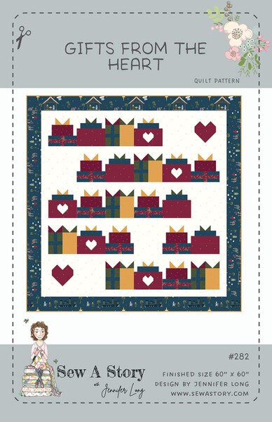 Jennifer Long Gifts from the Heart Quilt Pattern | Riley Blake Designs