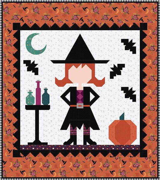 Jennifer Long Little Witch Quilt Pattern | Riley Blake Designs